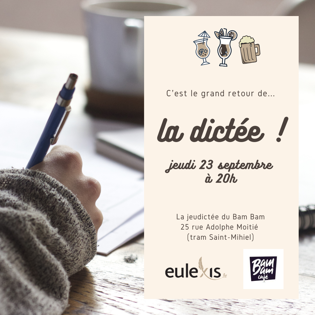 La dictée de rentrée ! - Eulexis